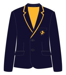 BLR-48-CBH - Boys Blazer - Navy/gold/logo