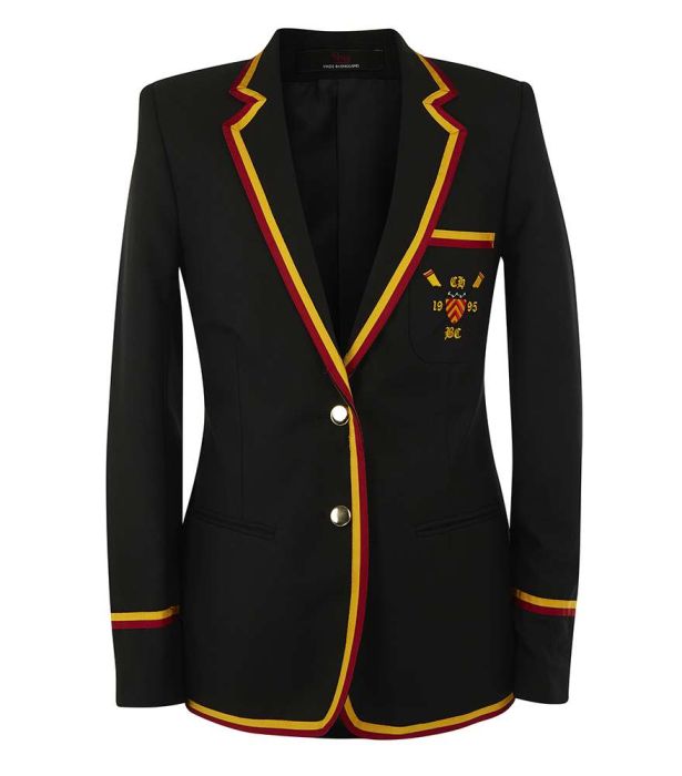 Women's Black Clare Hall Boat Club Blazer