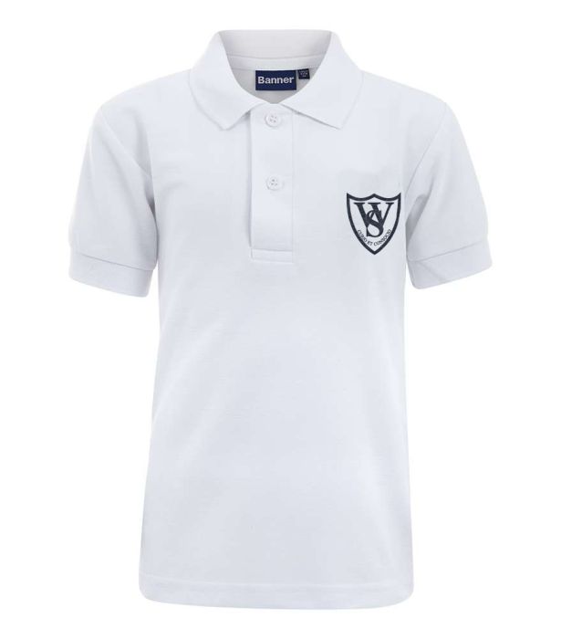 TSH-52-TWH - TWH Polo shirt - White/logo